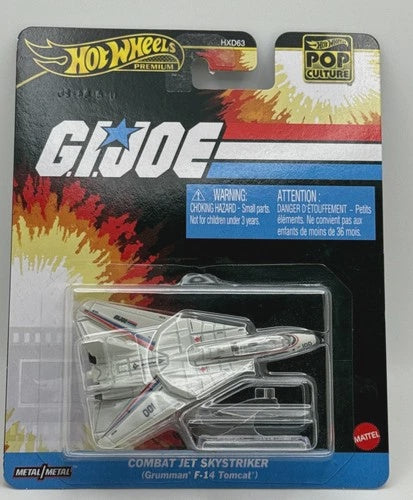 Hot Wheels Premium G.I. Joe Combat Jet Skystriker F-14 Tomcat – Extreme ...