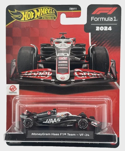 Hot Wheels Premium 2025 HW Formula 1 2024 MoneyGram Haas F1 Team-VF-24 ...