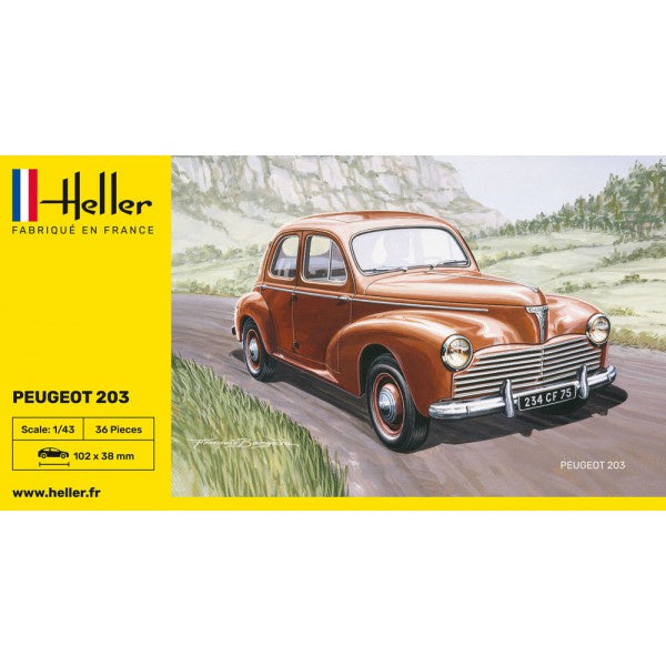 Heller 1/43 PEUGEOT 203 (80160) – Extreme Hobbies