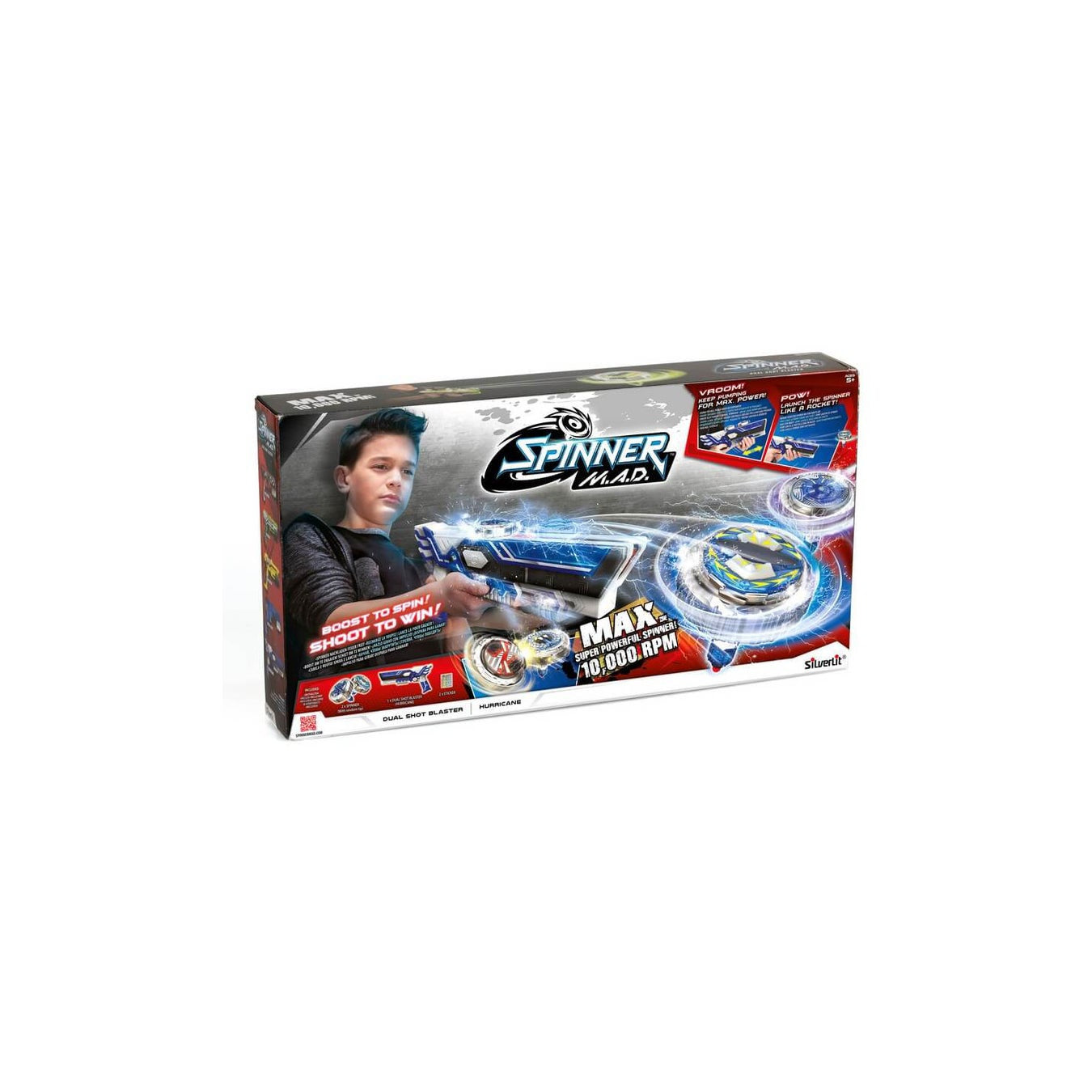 SilverLit Lazer M.A.D Dual Shot Blaster Hurricane (86311) – Extreme Hobbies